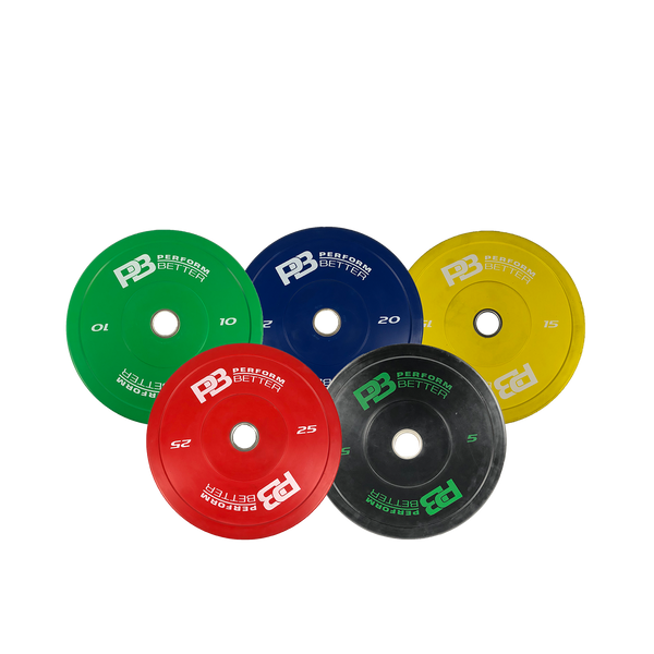Olympic Colour Coded Rubber Discs - Part of the Perform Better UK Range