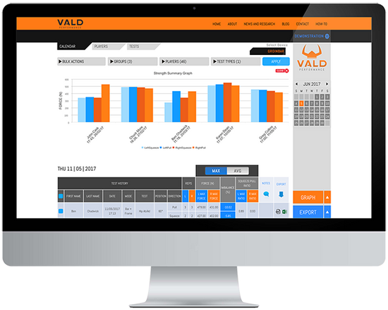 NordBord Hamstring Testing System - Part of the Perform Better UK Range