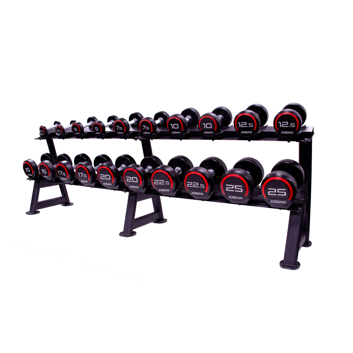 Horizontal Dumbbell Racks - Part of the Perform Better UK Range